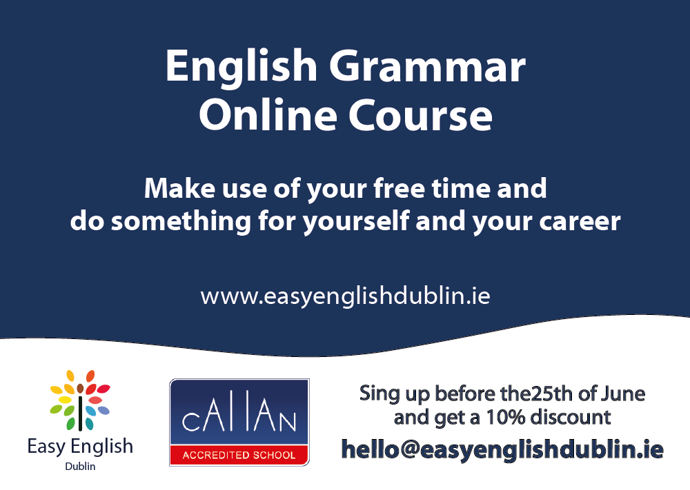 English Grammar Online Course Easy English Dublin